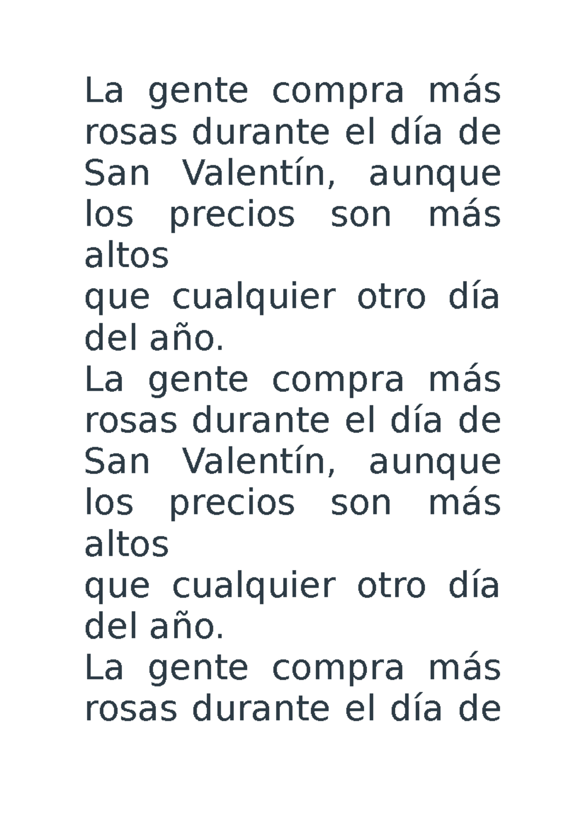 Trabajo astrid - cddddd - La gente compra más rosas durante el día de ...