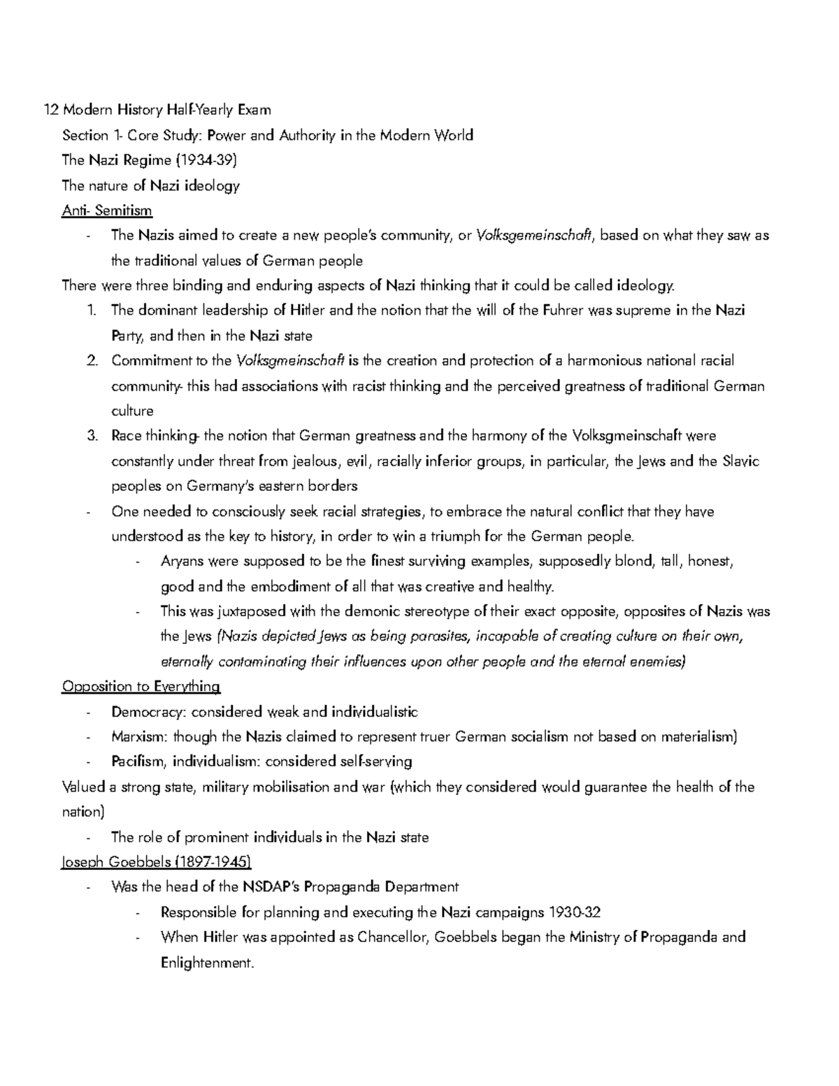 Power and Authority in the Modern World - 1. The dominant leadership of ...