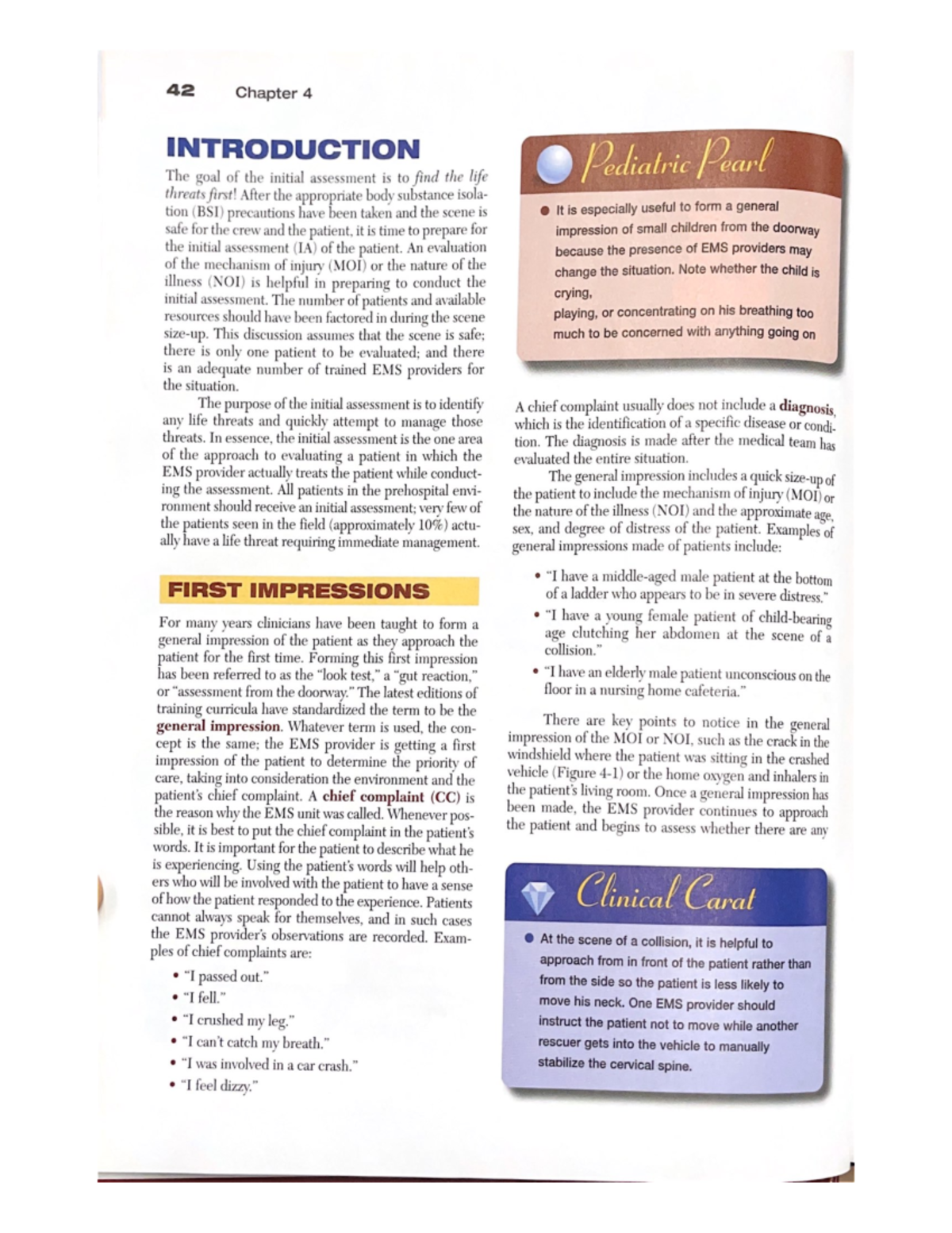 Initial Assessment LOC and ABCs - EMT 100 - Studocu