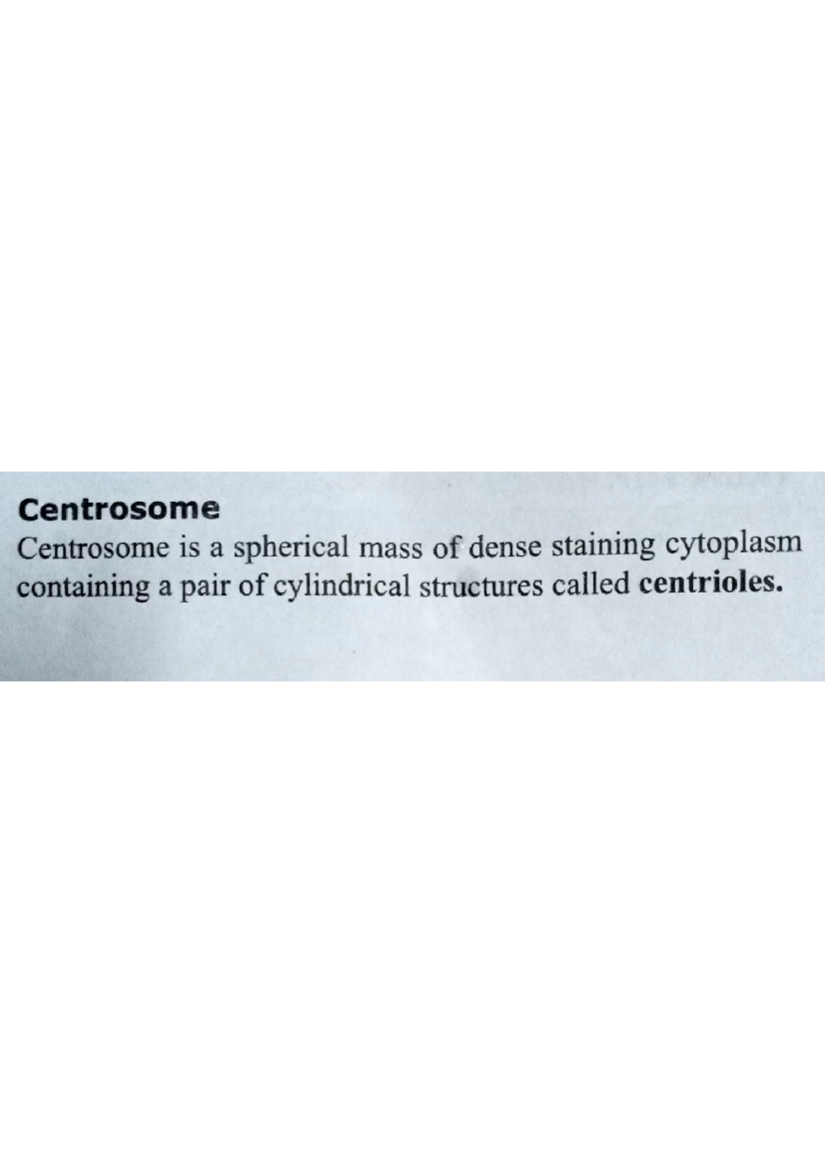 Centrosome and its structure and function - Botany science - Studocu