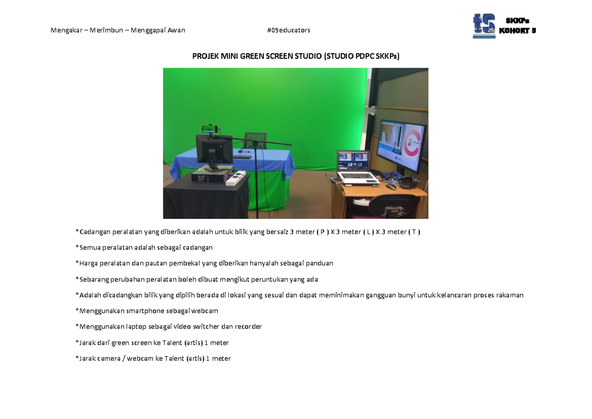 Green screen project - Paper work - Mengakar – Merimbun – Menggapai ...