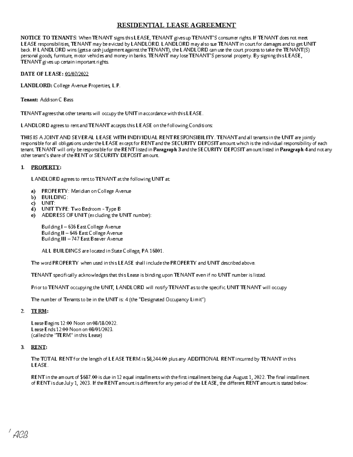 Signed packet file lease document 13702188 1641568288 - RESIDENTIAL ...