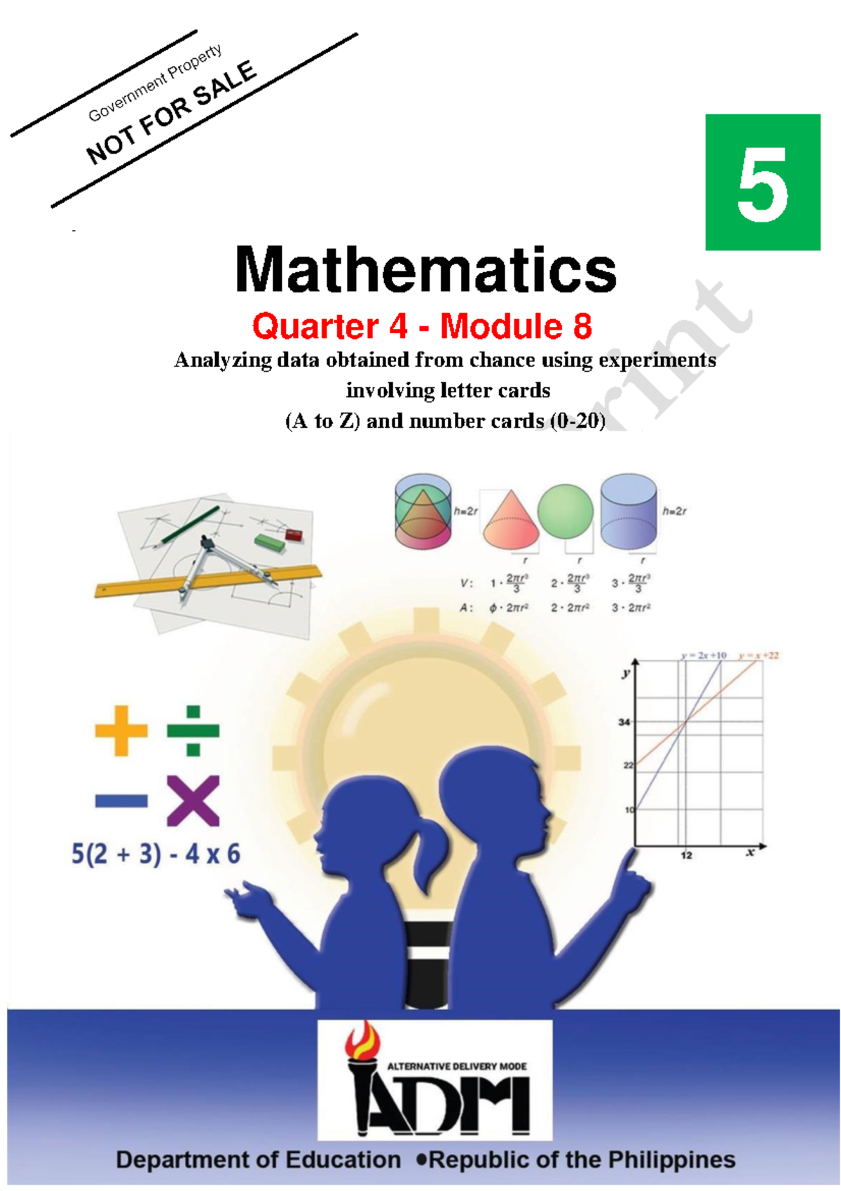 Math5 Q4 Mod8 aanlyzing-data v5 - ####### 1 NOT Mathematics Quarter 4 - Module 8 Analyzing data ...