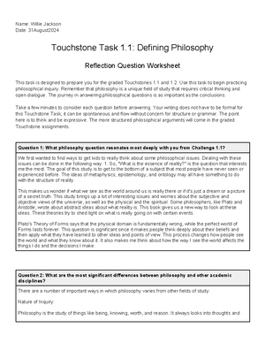 Ancient Greek Philosophers Challenge 1 - Phil 1402 - "Is it wrong to ...