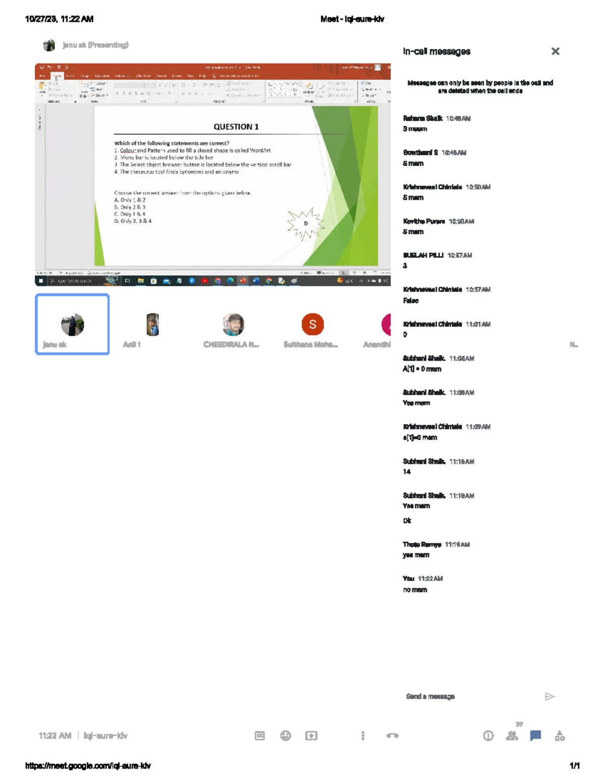 Class 1 - it was good - Computer Science and Engineering - Studocu