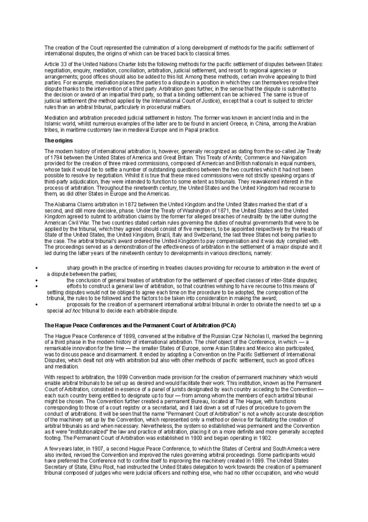 ICJ-History - History of one of the United Nations Organs ...