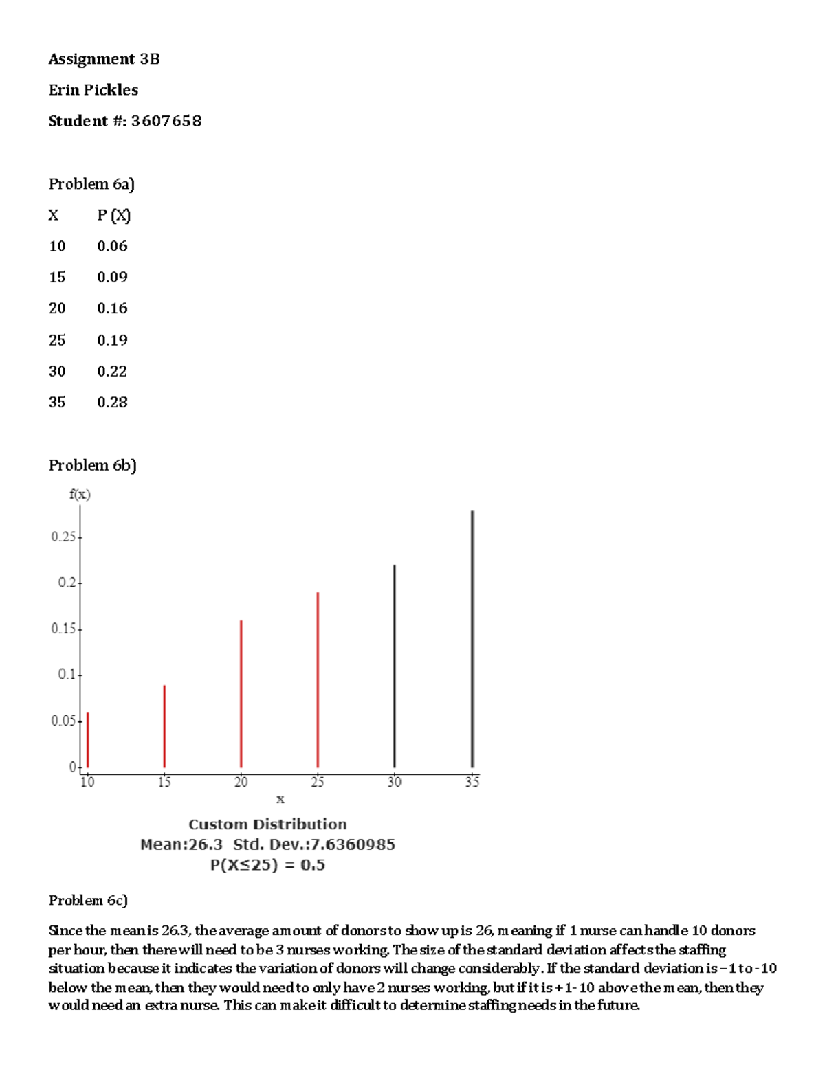 Assignemtn 3B - assignment 3B - Assignment 3B Erin Pickles Student ...