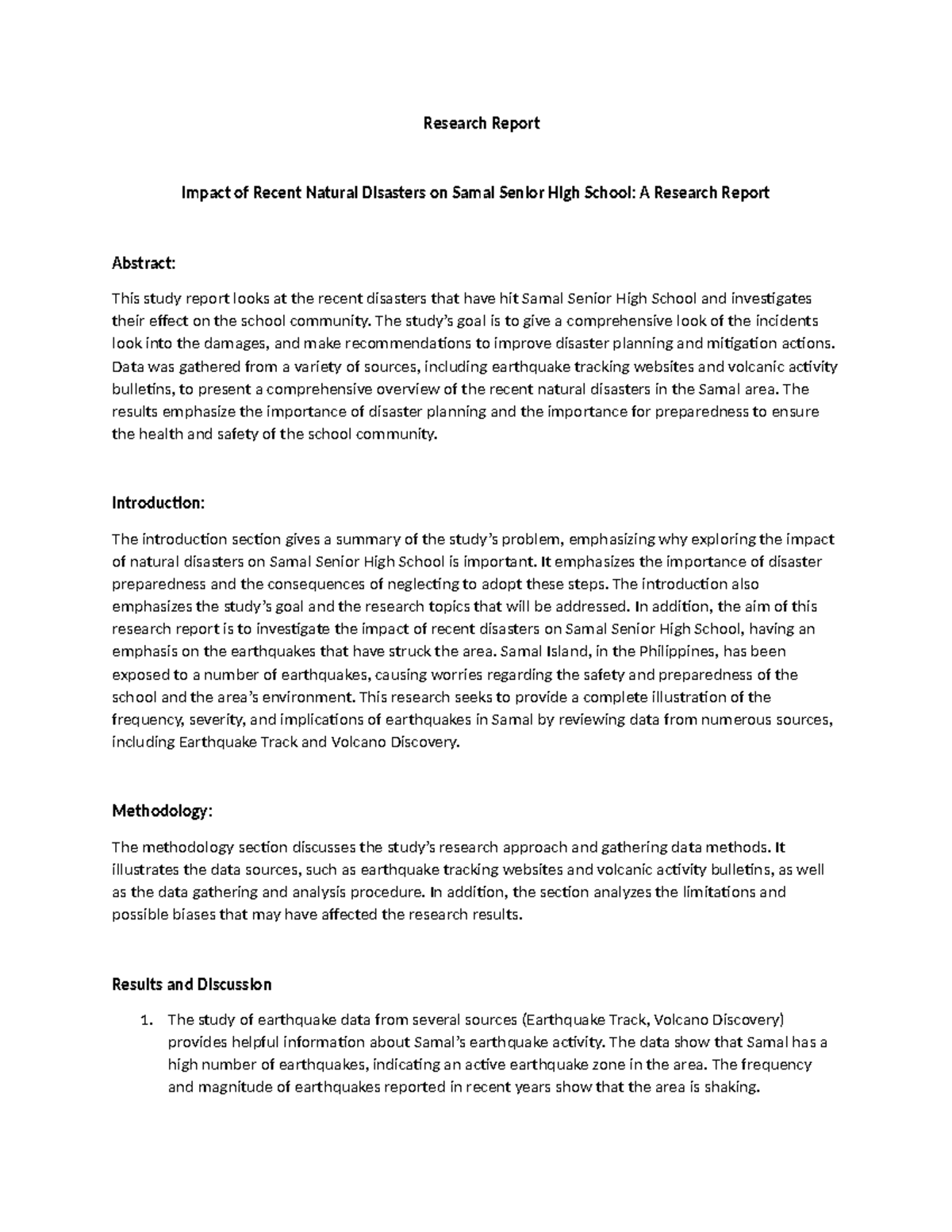 Research Report- Project Proposal- Position Paper-Improved Literature ...