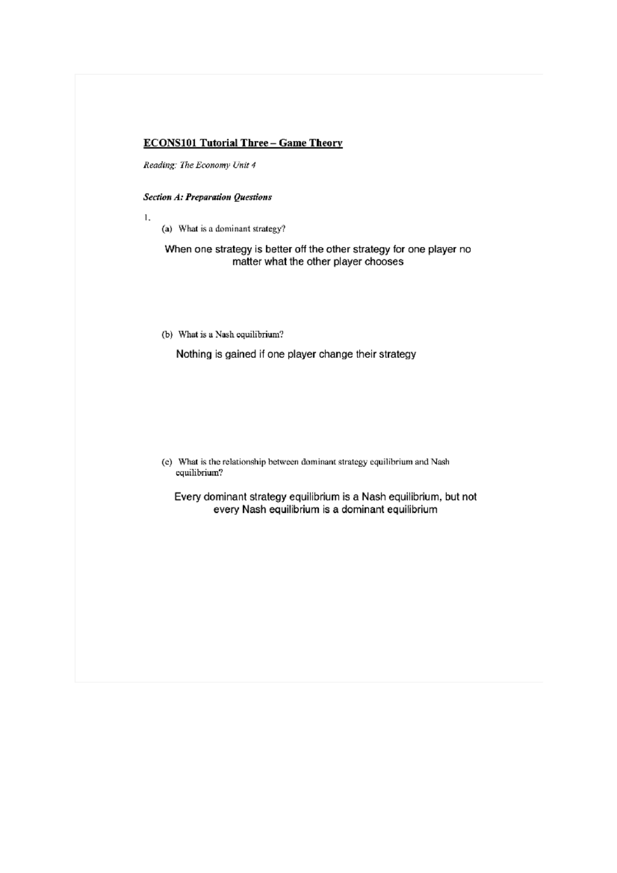 ECONS101 Tutorial 3 - Business Economics and the New Zealand Economy ...