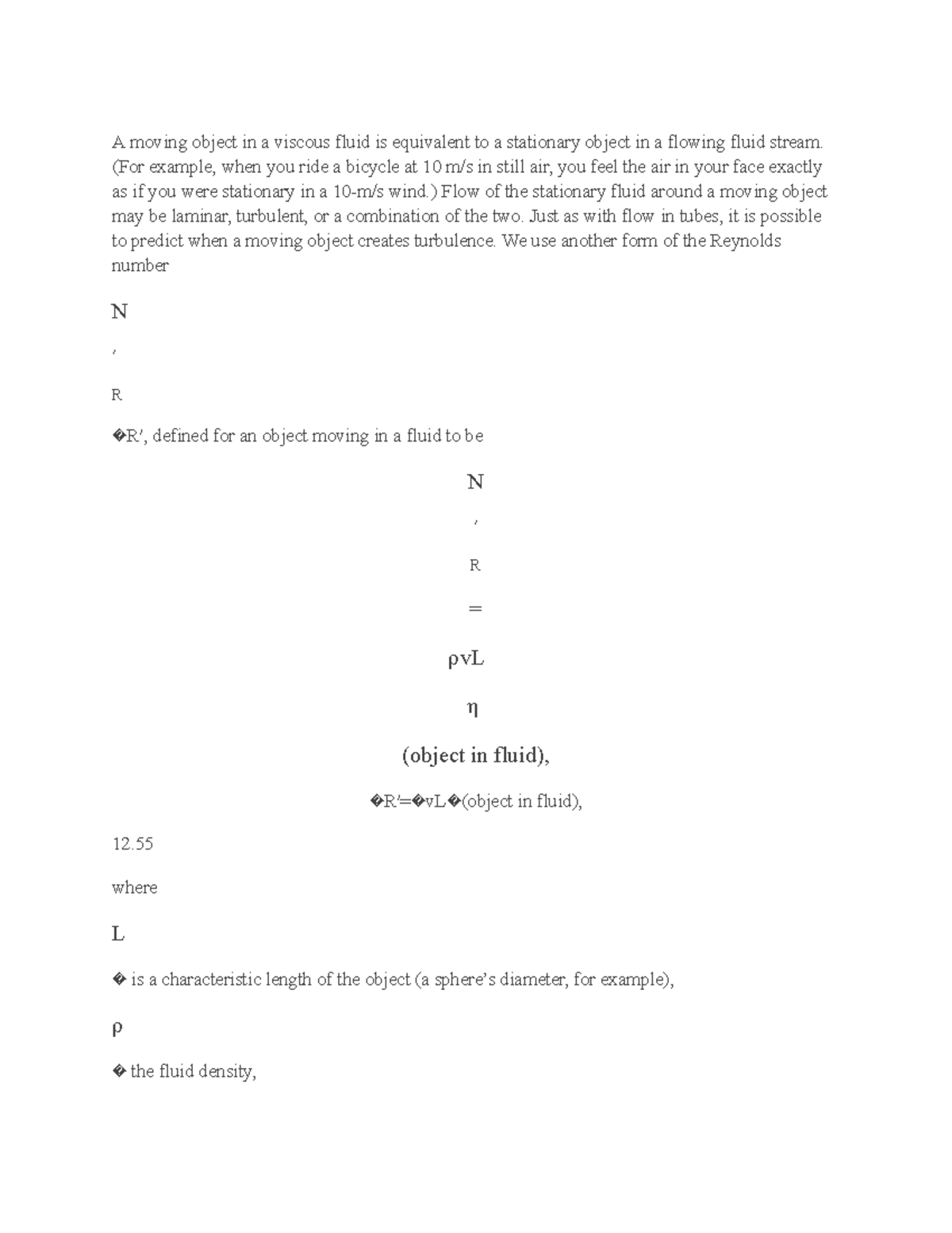 Lesson Note on Motion in Viscous Fluid - A moving object in a viscous fluid is equivalent to a ...