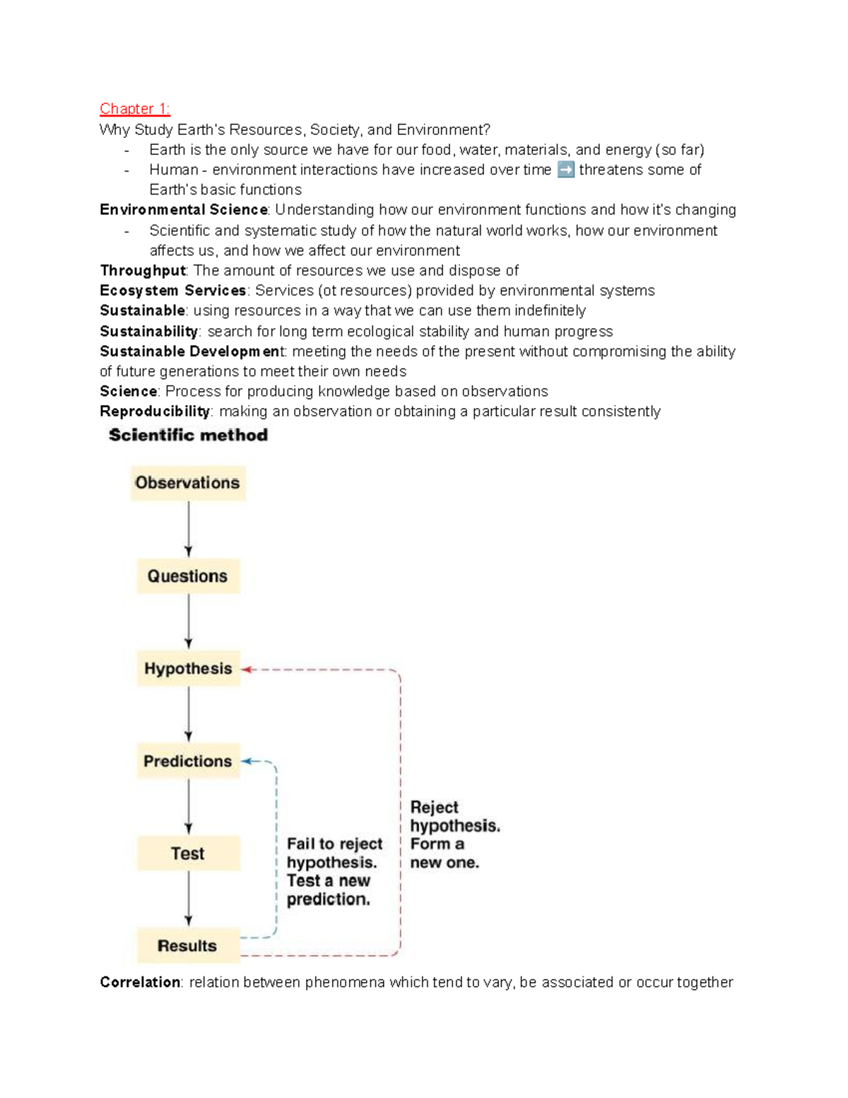 Environmental Science Chapter 1 - Chapter 1: Why Study Earth’s ...