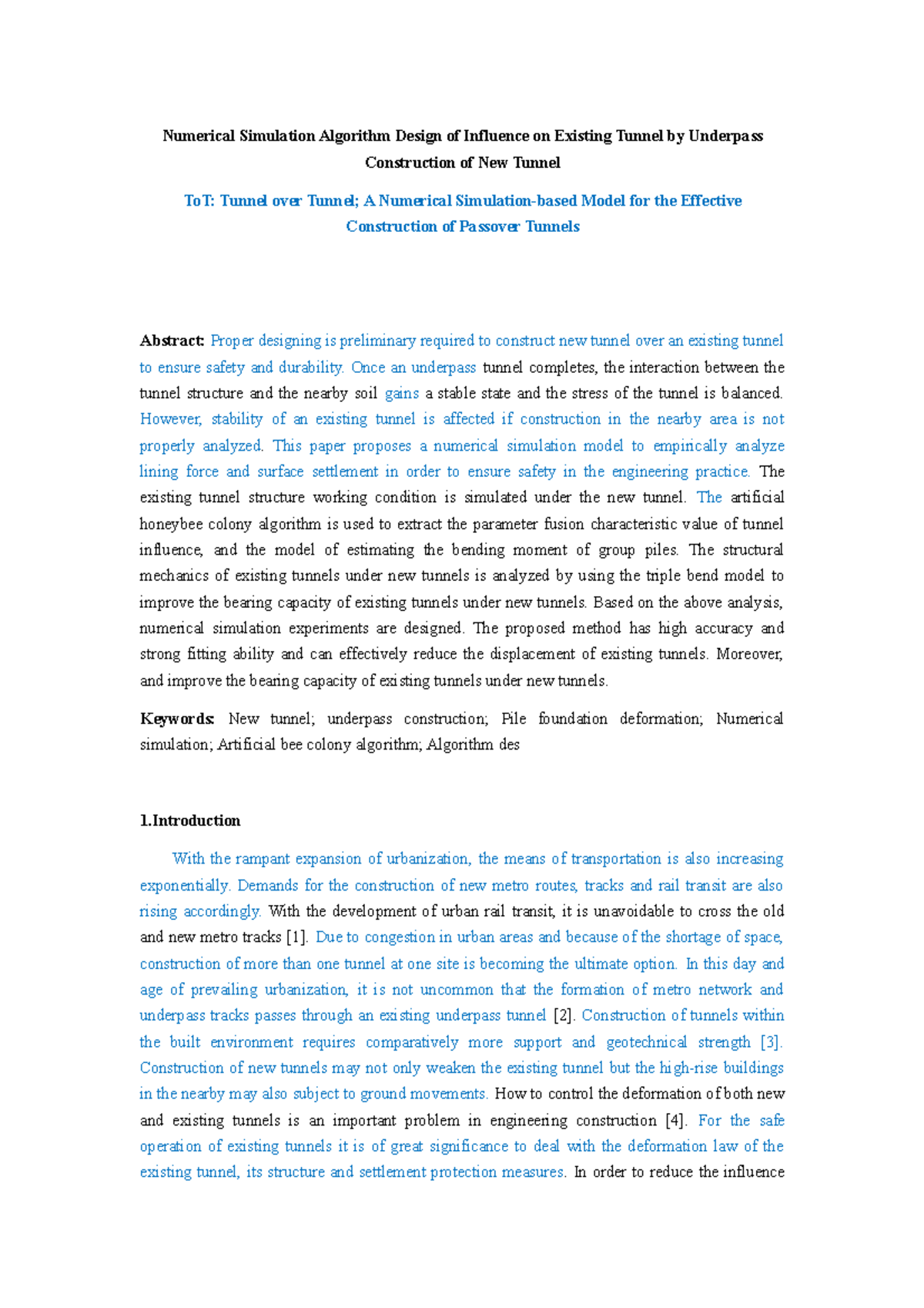Numerical Simulation using statistics and machine learning - Numerical ...