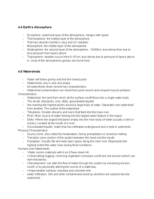 Unit 4 Earth Systems AP Exam Review - Unit 4 Earth Systems APES Exam ...