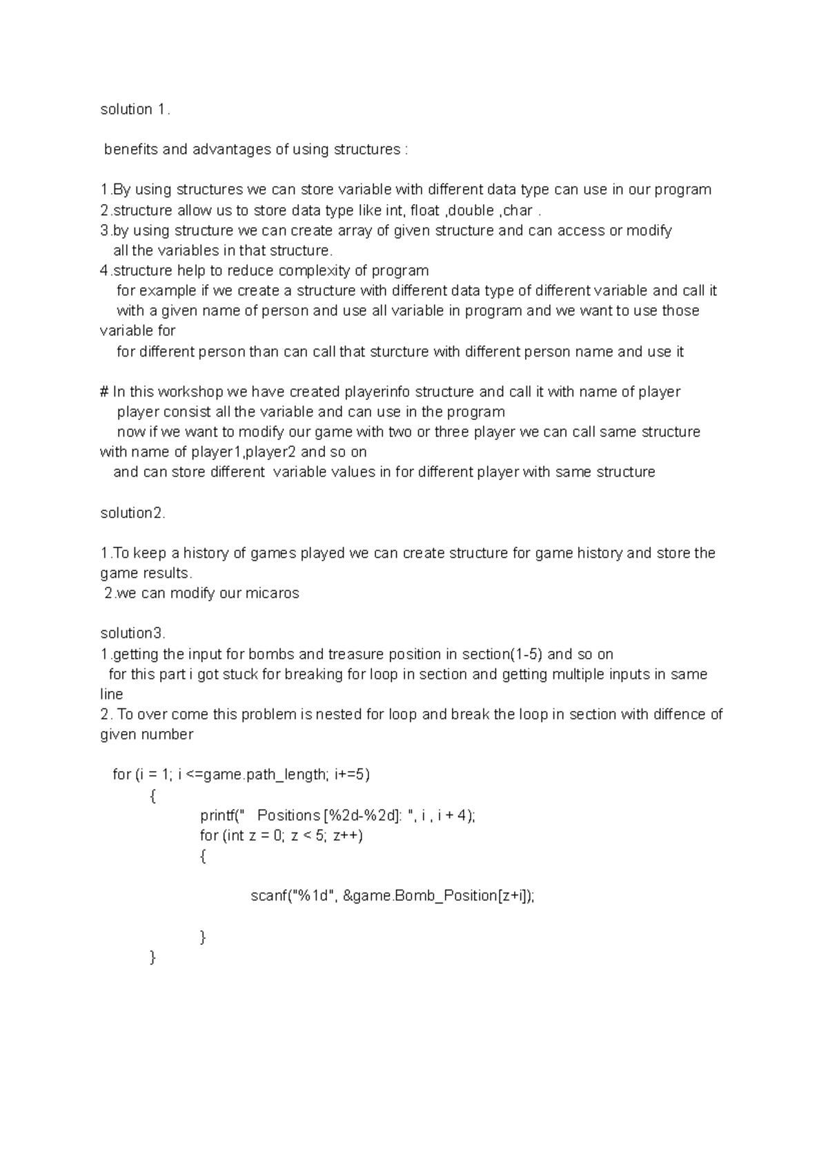 Advantages of structures - solution 1. benefits and advantages of using ...