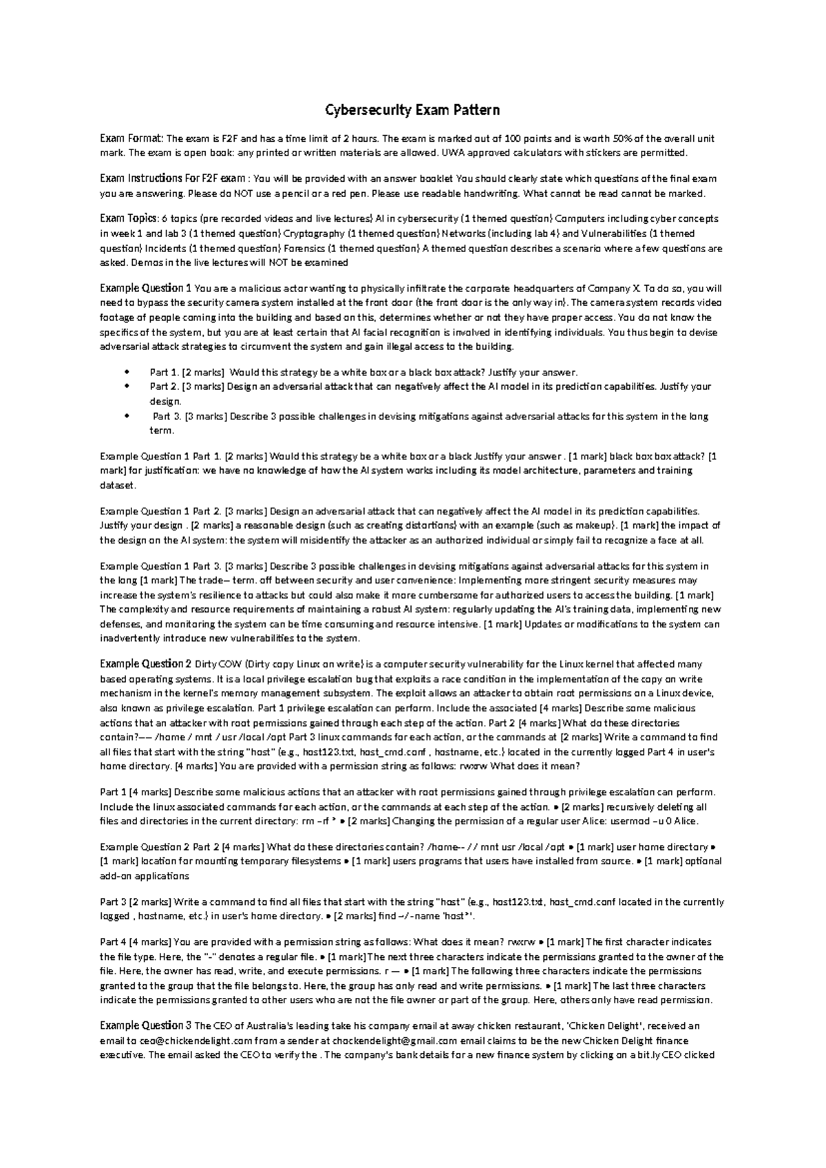 Cyber Exam Pattern - Cybersecurity Exam Pattern Exam Format: The exam ...