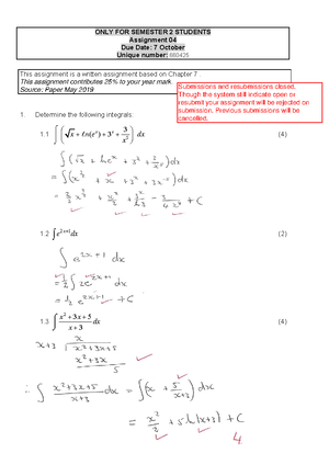 Mathematics assignment MAT - MAT1501/101/0/ Tutorial letter 101/0 ...