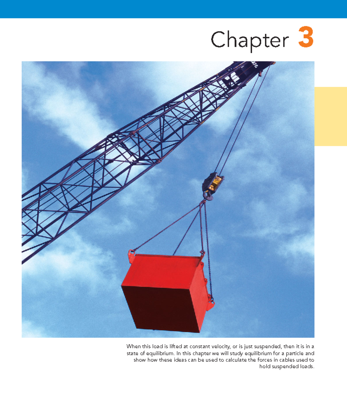 정역학 3장 - dsdf - Chapter 3 When this load is lifted at constant velocity ...