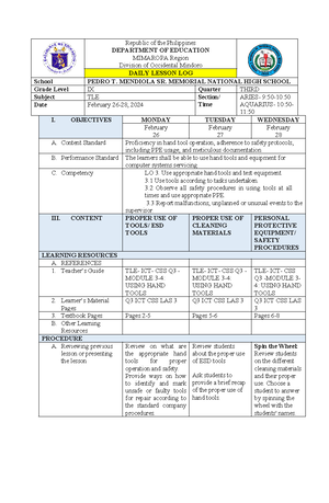 TLE-ICT-CSS-G9-Q4 TEC-Week5-8 - 9 9 TLE – ICT – CSS Quarter 4 – Module ...