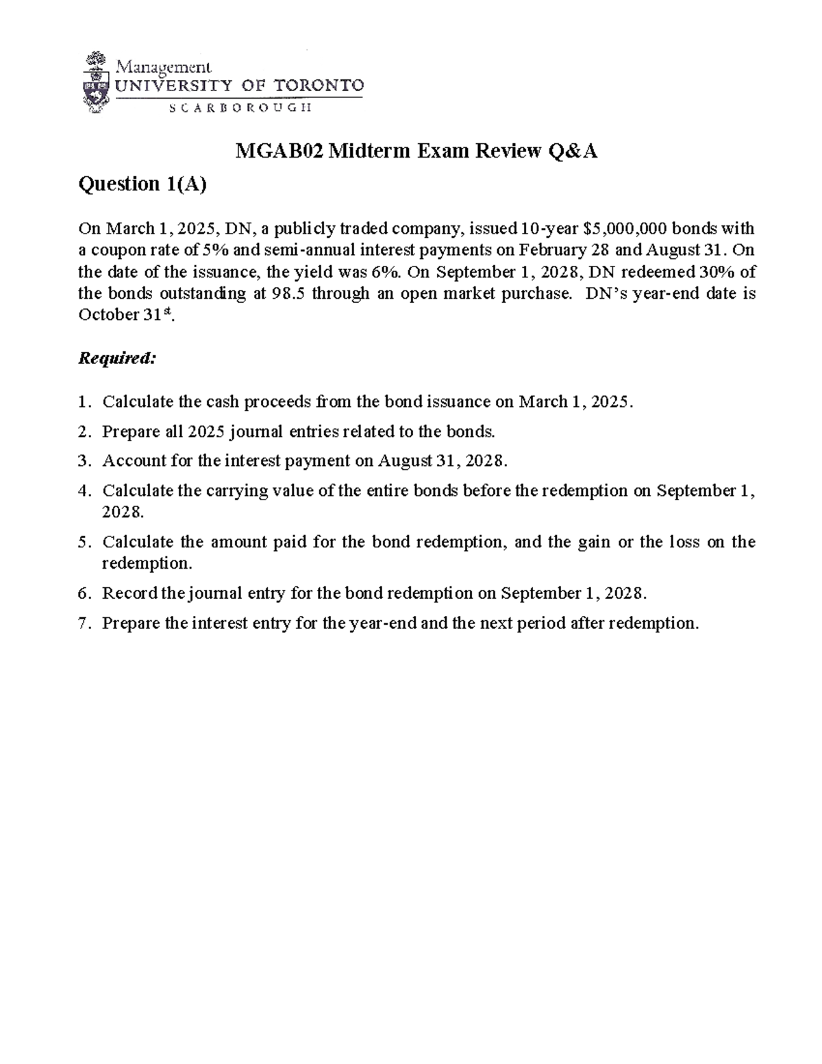 B02 ME Review Q&A-2 - MGAB02 Midterm practice QA - MGAB02 Midterm Exam ...