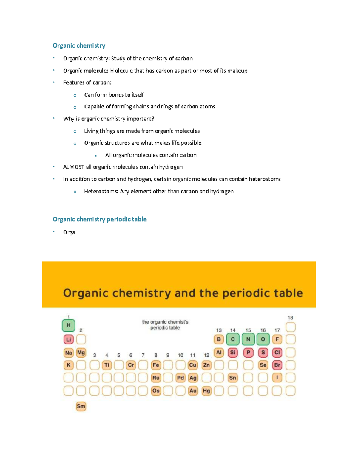 Chm1321-notes - chem notes - Organic chemistry • Organic chemistry ...