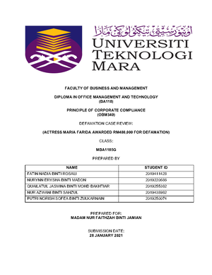 ENT300 Guidelines MAC 2023 - FUNDAMENTALS OF ENTREPRENEURSHIP (ENT300 ...