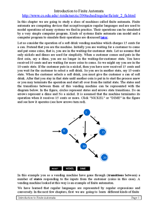 Theory of Automata - Assignment 05 (Mealy and Moore) - Assignment # 5 ...