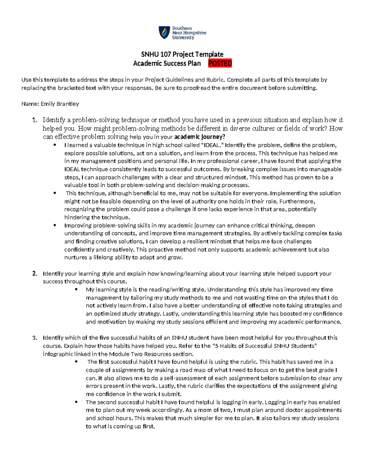 SNHU 107 Project 7-1 PASSED 250/250 - SNHU 107 Project Template ...