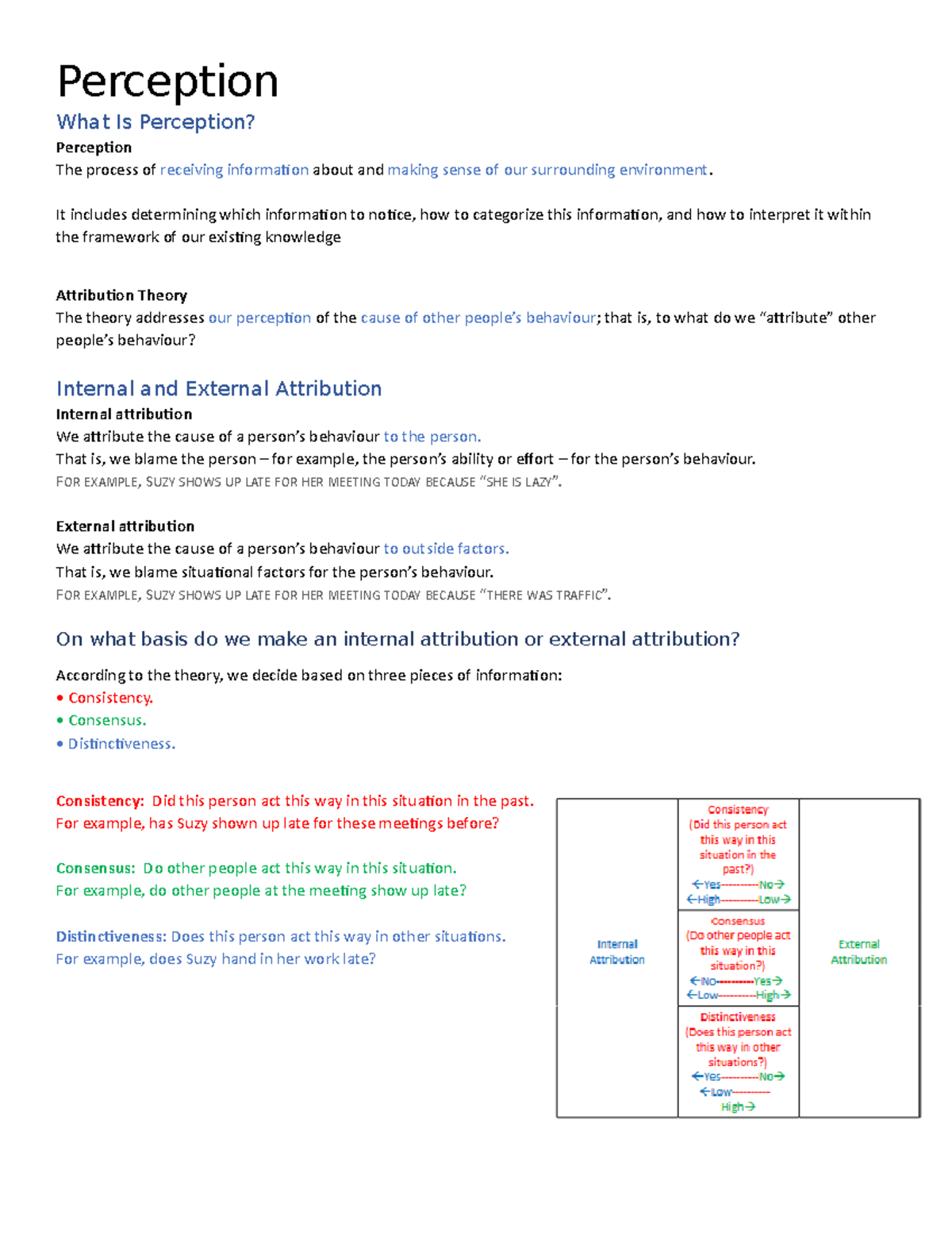 Week 6 - Dr. Joe Krasma - Perception What Is Perception? Perception The ...