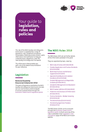 Fact sheet behaviour support under ndis commission july 2020 ...