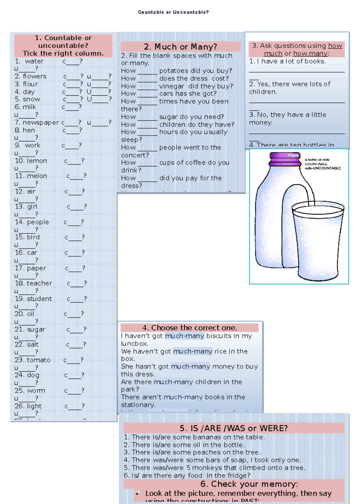 Countable-and-uncountable-fun-activities-games-grammar-drills 15002 ...