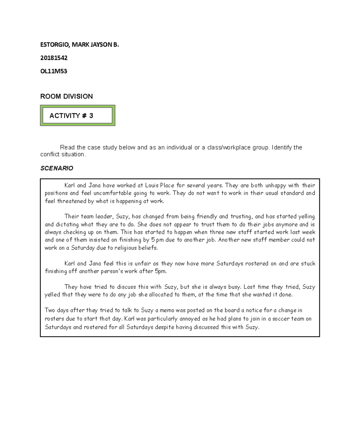 CHAP 3 Estorgio - Criminology sicety - ESTORGIO, MARK JAYSON B ...