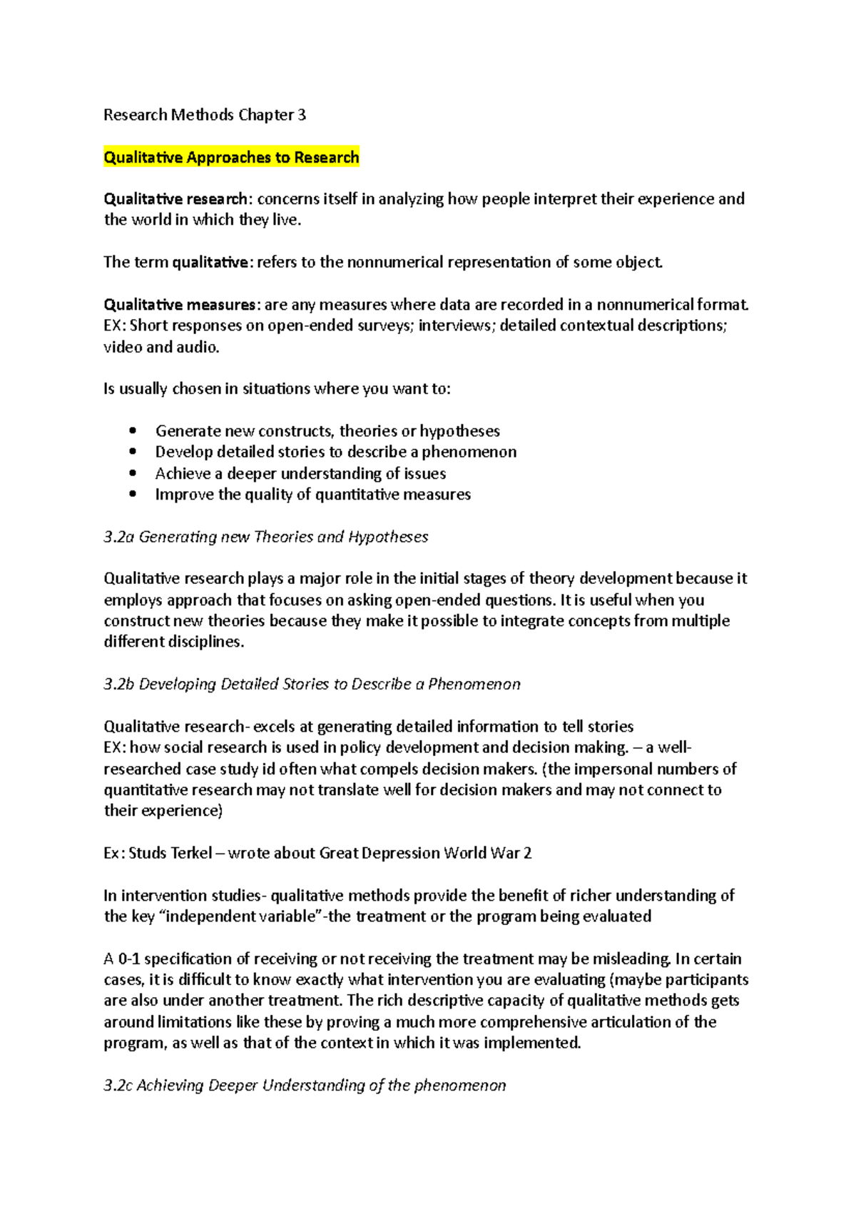 Business Research Methods-Chapter 3 - Summary - Research Methods ...