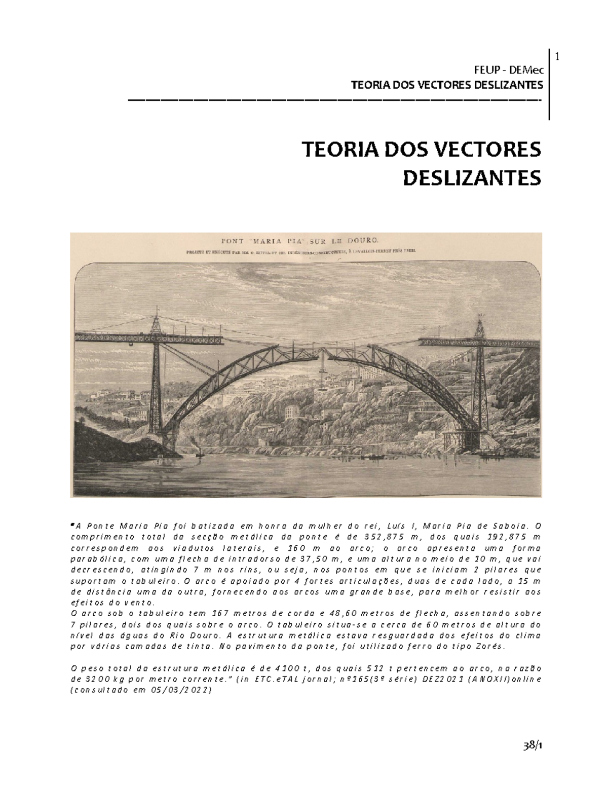 Teoria dos vetores deslizantes - FEUP - DEMec TEORIA DOS VECTORES ...
