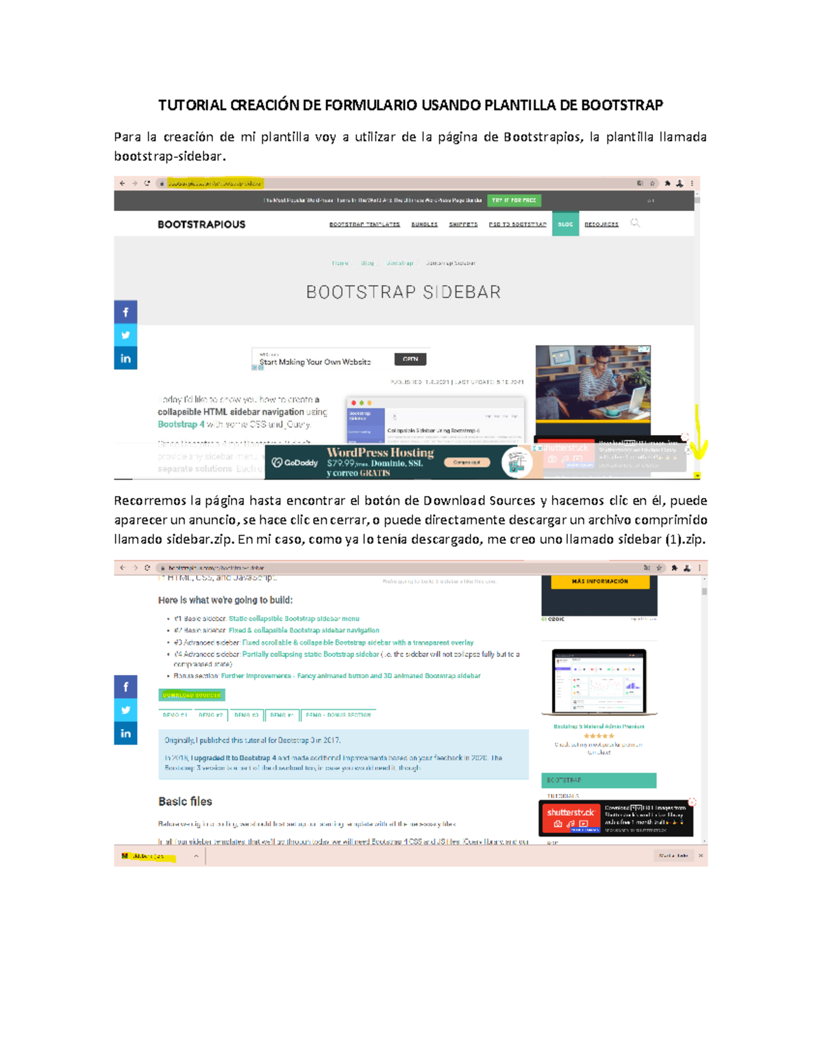 Tutorial Creación DE Formulario Usando Plantilla DE Bootstrap ...