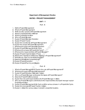 Project as a conversion process doc - Project management - PROJECT ...