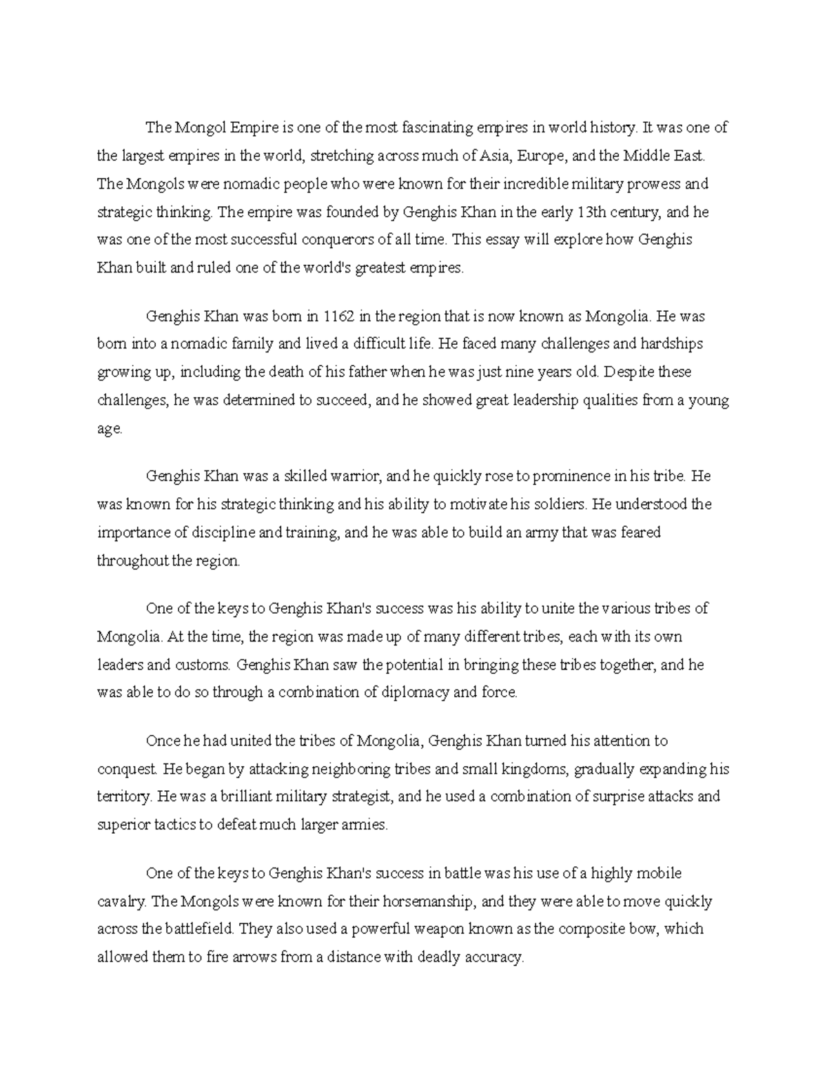 How Genghis Khan Built and Ruled One of the World's Greatest Empires ...