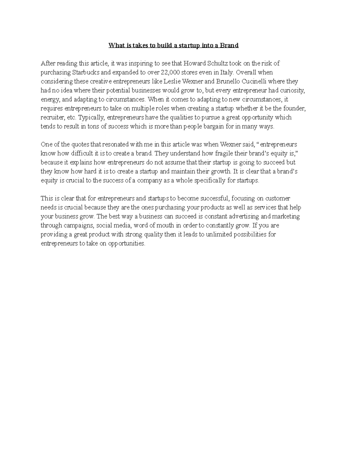 What it takes to build a startup into a brand - What is takes to build a startup into a Brand ...