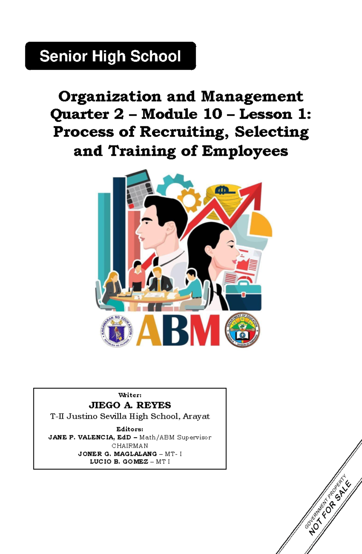 OM Q2 W3 - MODULE - Organization and Management Quarter 2 – Module 10 ...