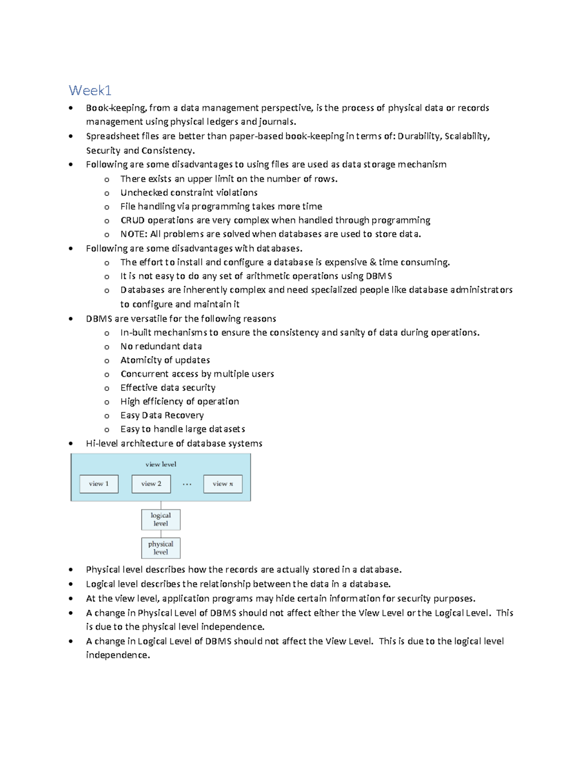 Lecture Notes - 2021 - Week Book-keeping, from a data management ...