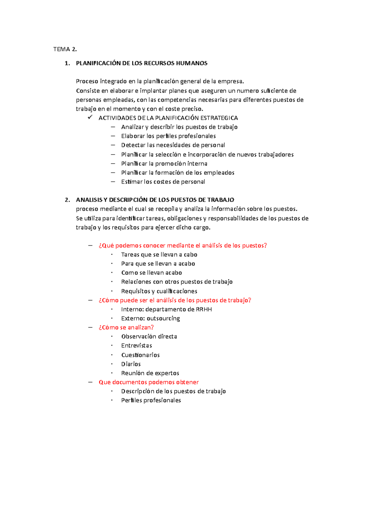 TEMA 2 - mc graw hill - TEMA 2. 1. PLANIFICACIÓN DE LOS RECURSOS ...