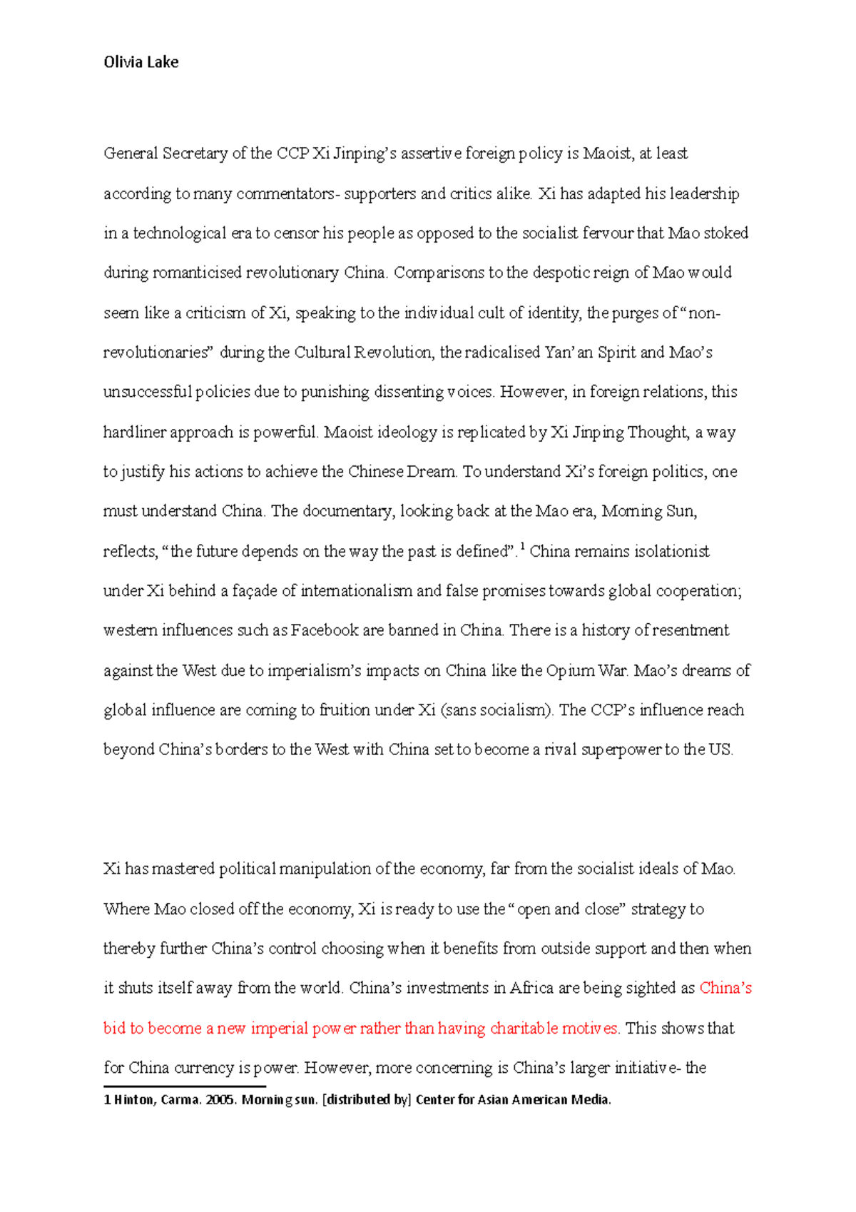 World leaders relevance - General Secretary of the CCP Xi Jinping’s ...