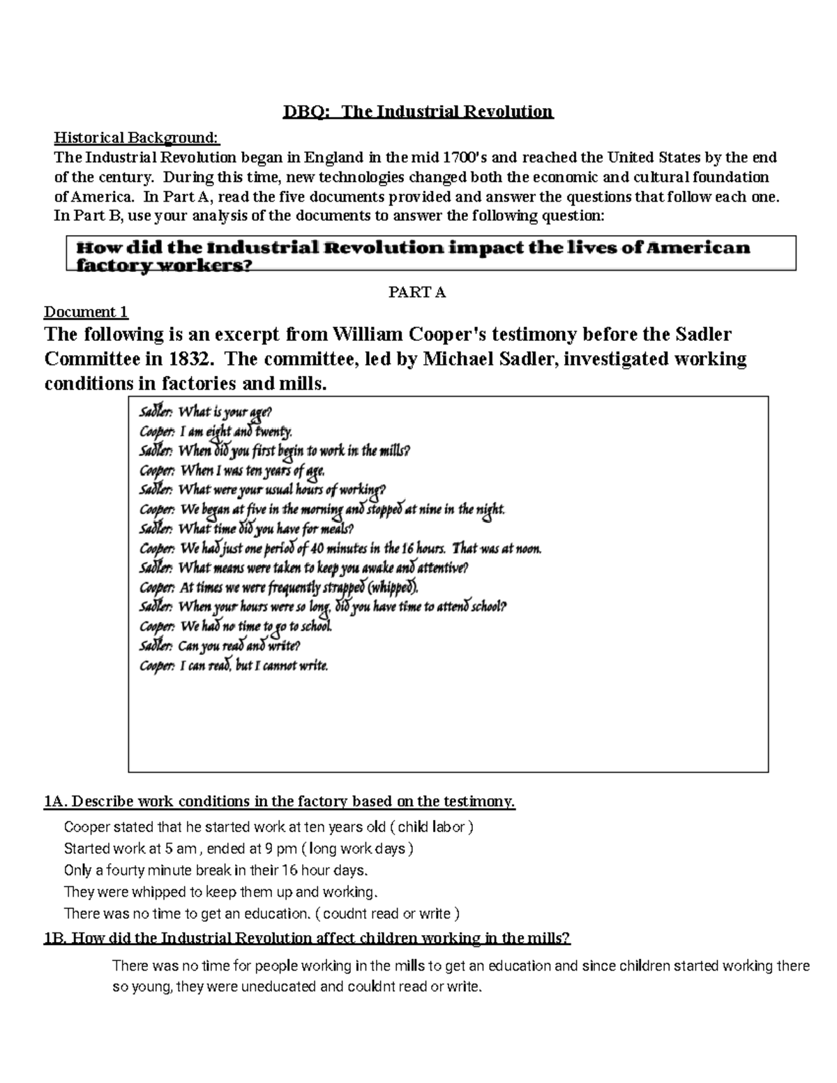 Kami Export - gianna haulenbeek - Industrial Rev DBQ .docx - DBQ: The ...