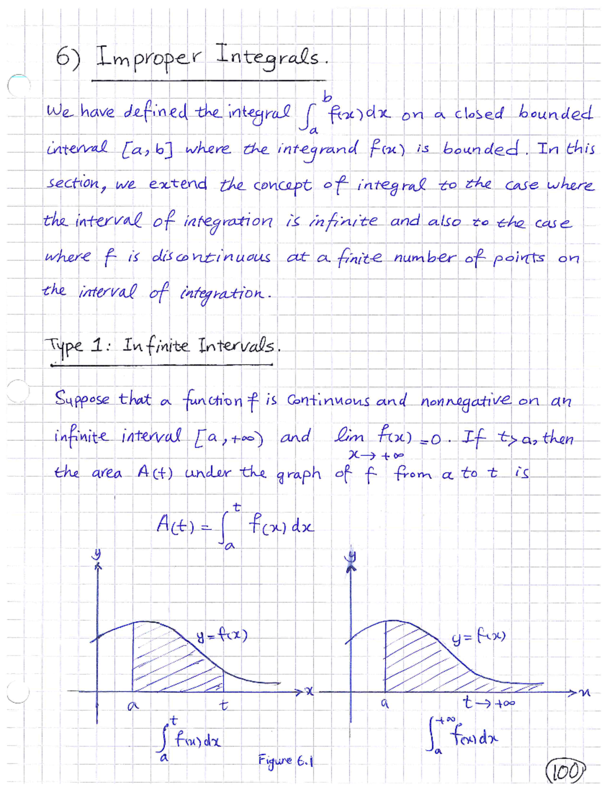 Lecture 9 Improper Integral - MATH 1700 - Studocu