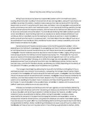 Module 1 textbook questions - 1 Module One Textbook Questions: Chapter ...