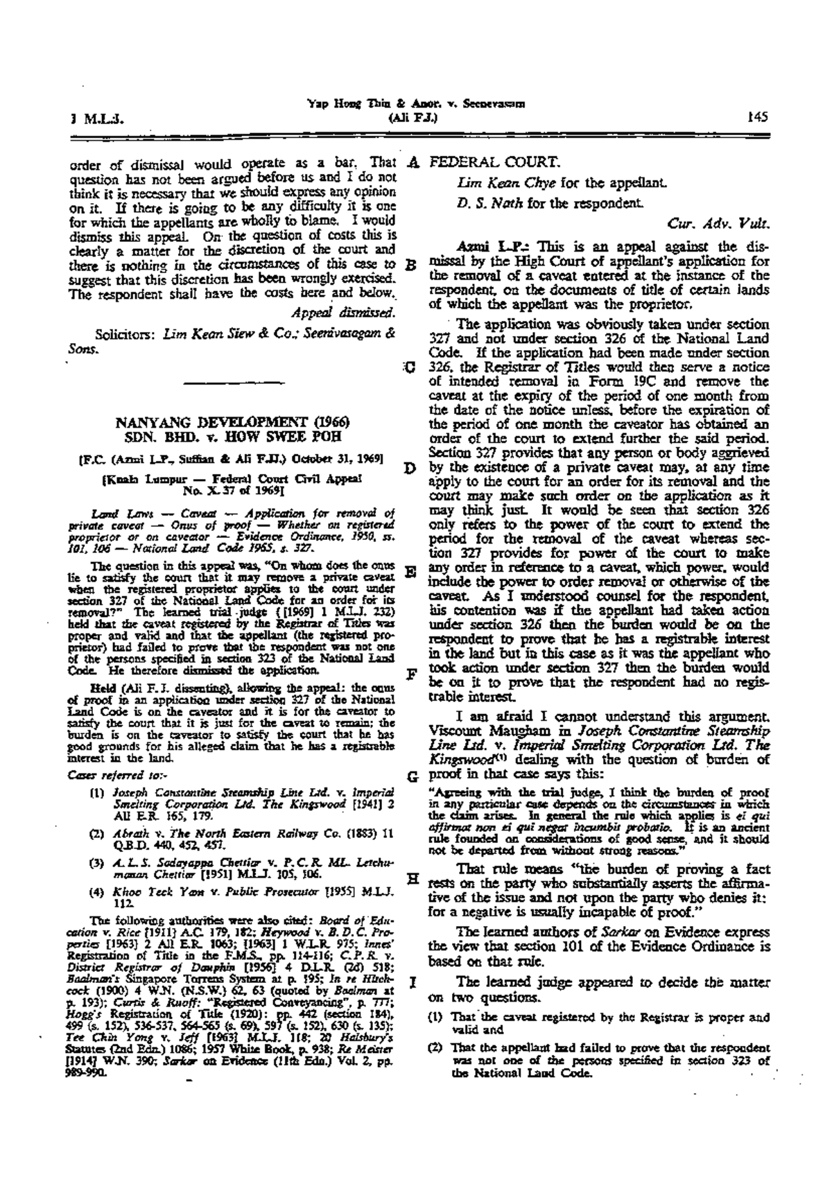 [Tab-2] Nanyang Development (1966) SDN BHD v HOW SWEE POH - Yap Hong ...