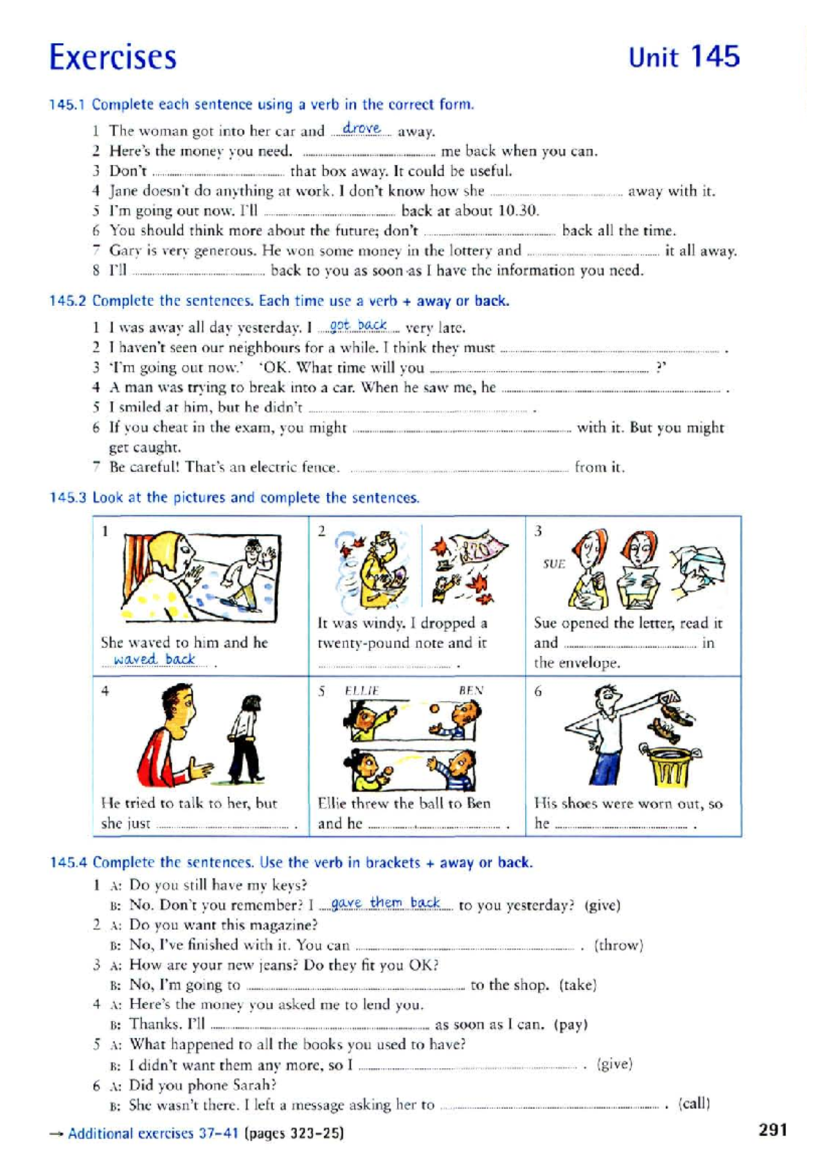 Phrasal Verbs 145b - Practice materials for the second semester of the ...