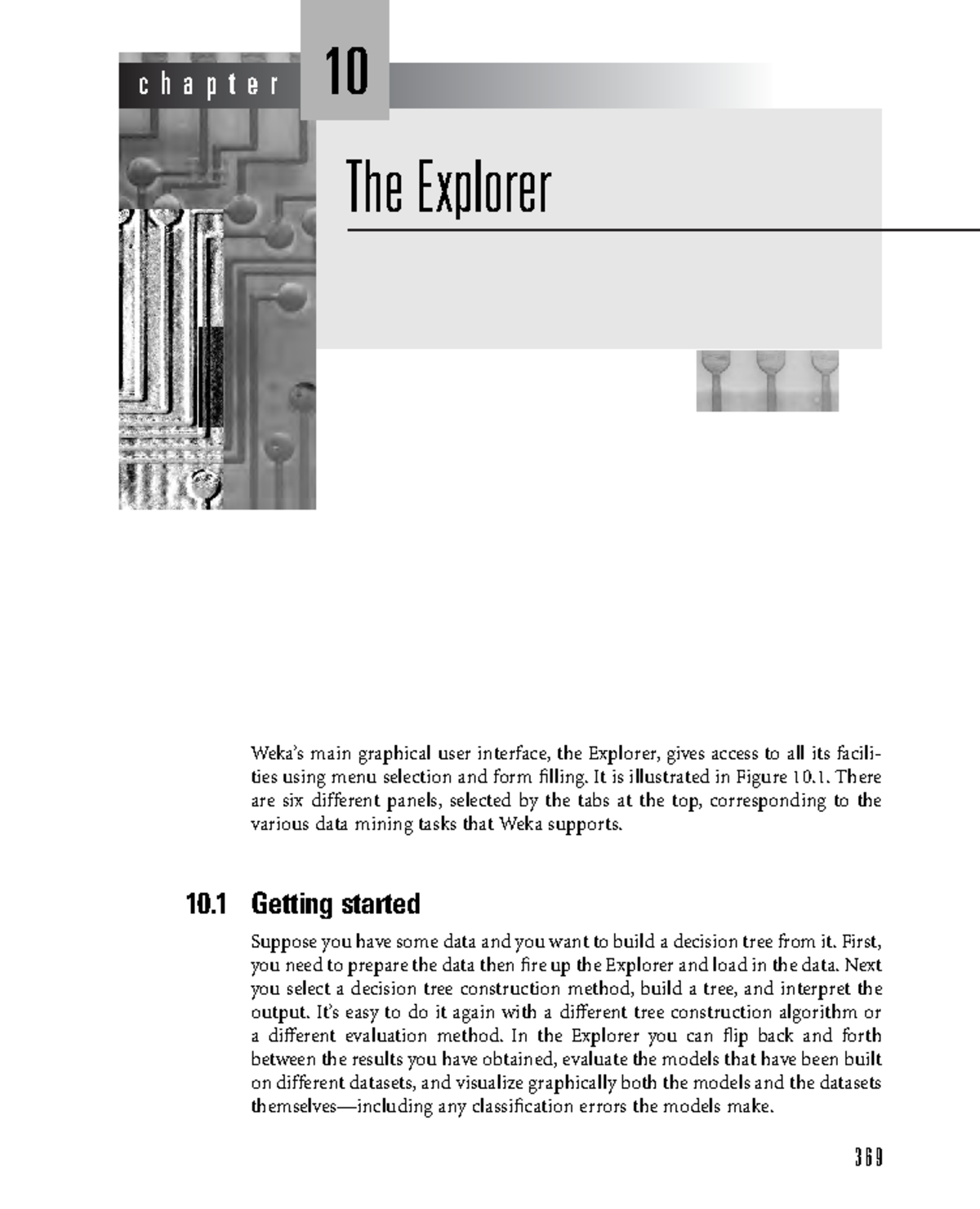 Data Mining Practical Machine Learning Tools and Techniques Chapter 10 - Weka’s main graphical ...