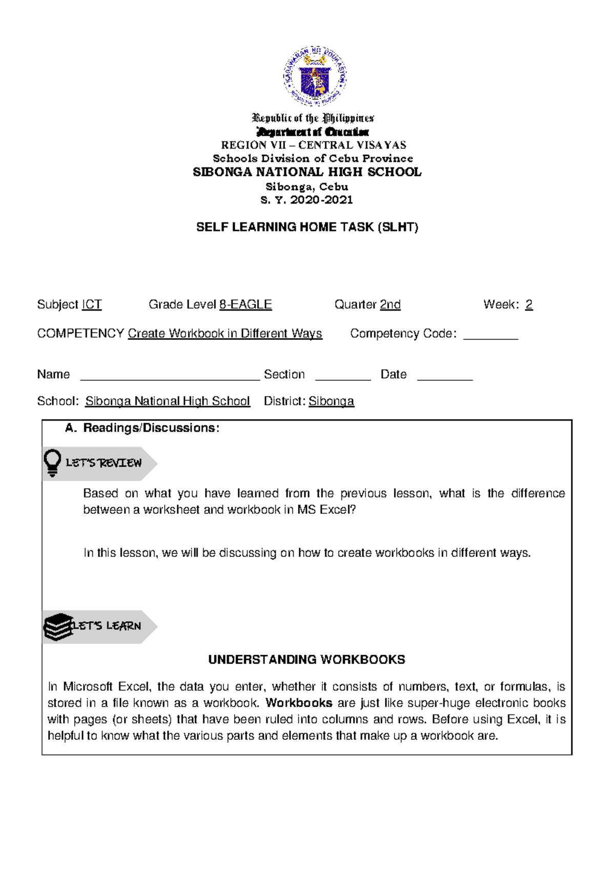 ICT-8-Q2-W2 - Republic of the Philippines Department of Education ...