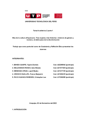 Caratula TP - Trabajo Final - Facultad de Ingeniería Ingeniería de ...