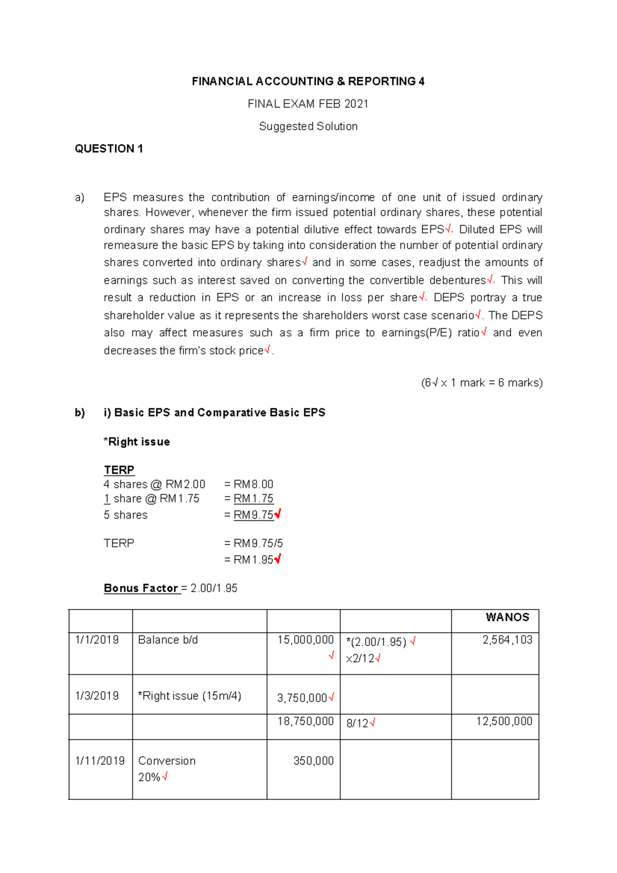 2021 FEB SS - good note - FINANCIAL ACCOUNTING & REPORTING 4 FINAL EXAM ...